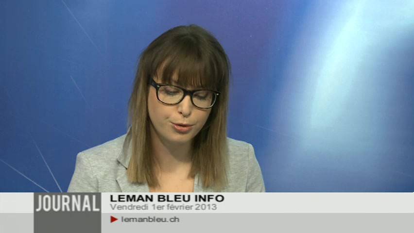 Léman Bleu Info - 12h30 01/02/2013