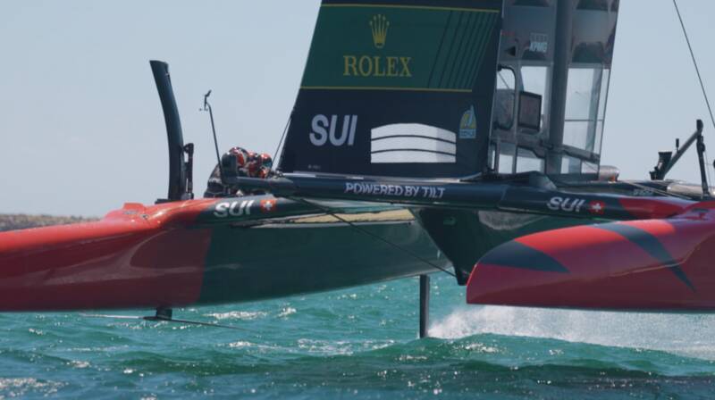 Reprise frustrante pour le bateau suisse en Sail GP
