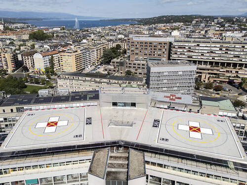 Les HUG inaugurent leur nouvelle hélistation