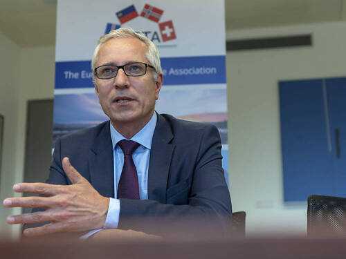 L'AELE va bien malgré des défis importants selon son patron sortant