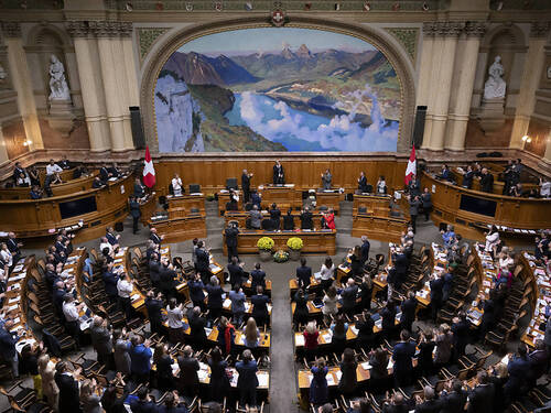 UDC et PS en progression, Vert-e-s en baisse, selon un sondage