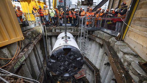 Opération spectaculaire sur un chantier des SIG