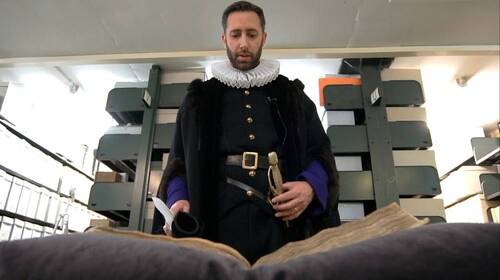 Jean Gautier rejoint le cortège de l'Escalade