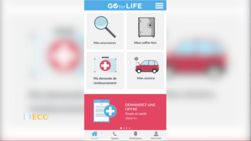 L'application gratuite Go For Life gère toutes vos assurances