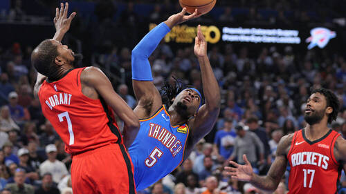 Le Thunder bat les Rockets de Clint Capela en champion
