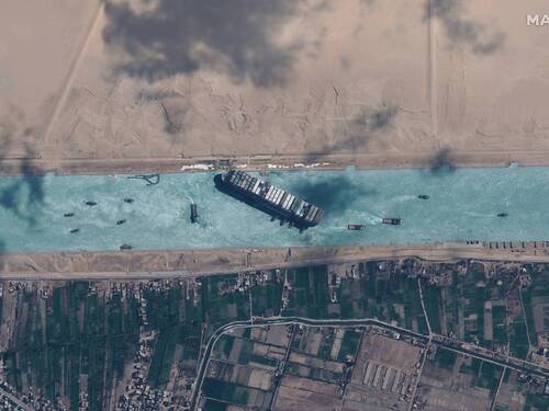 Un pétrolier géant bloque pendant vingt minutes le canal de Suez