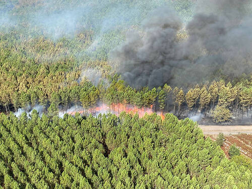 Incendie fixé en Gironde, 3400 hectares ont brûlé