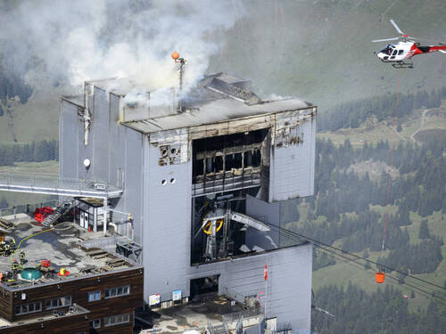 Téléphérique intact et 100% opérationnel - Ouverture le 12 novembre