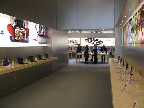 L'Apple store braqué ce matin à Genève